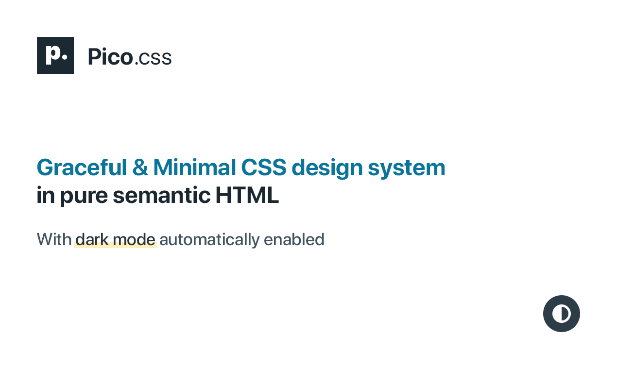 Pico.css - Website Hunt