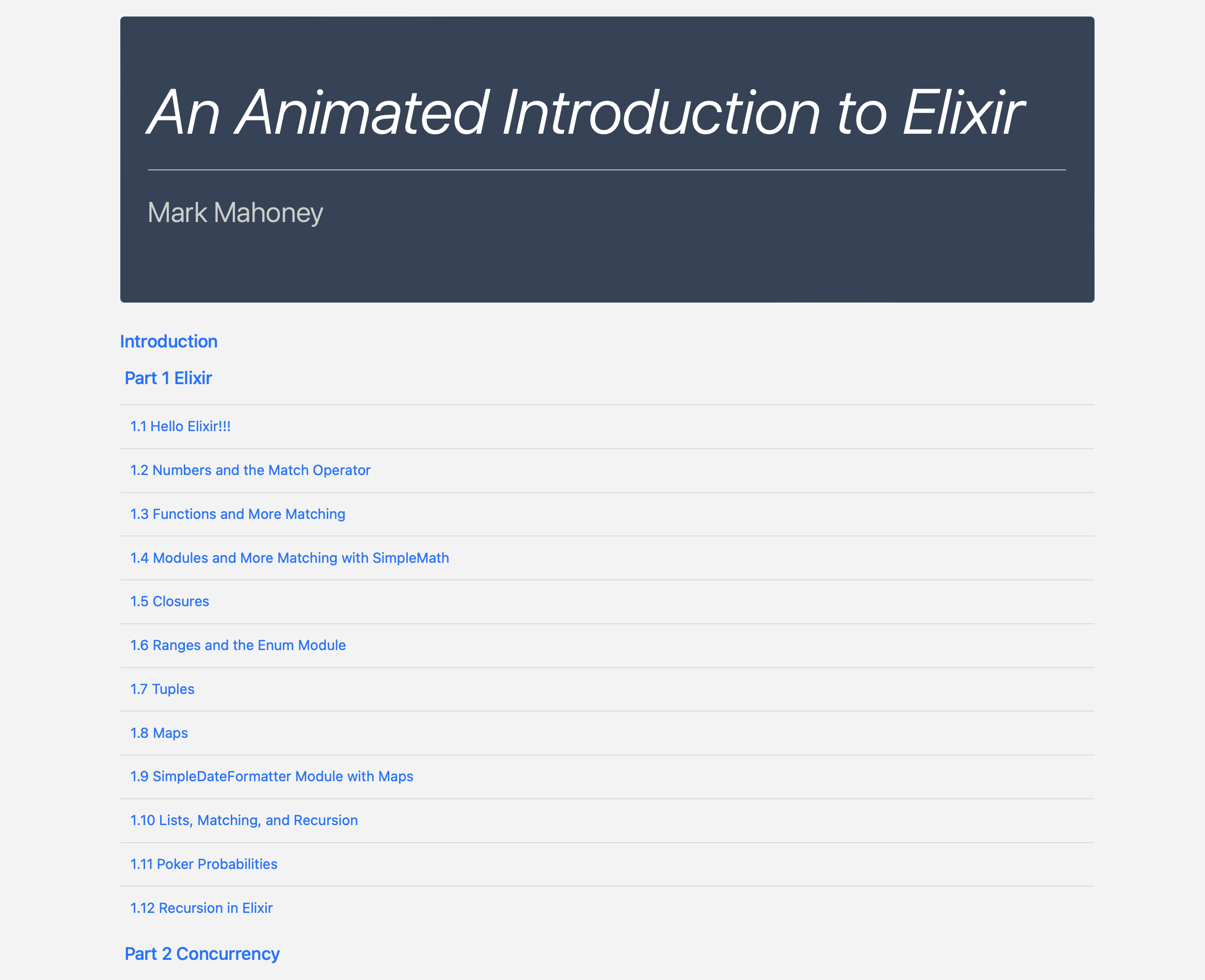 An Animated Introduction to Elixir - Website Hunt An Animated Introduction to Elixir - Website Hunt