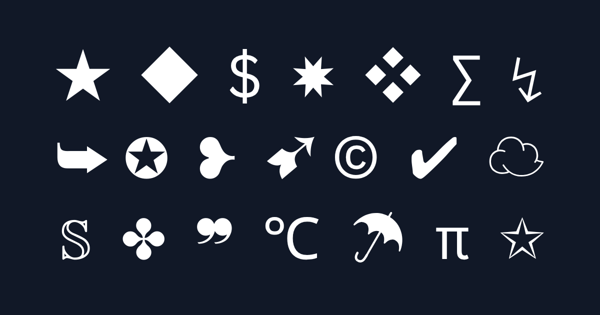 Copy Symbol - Website Hunt
