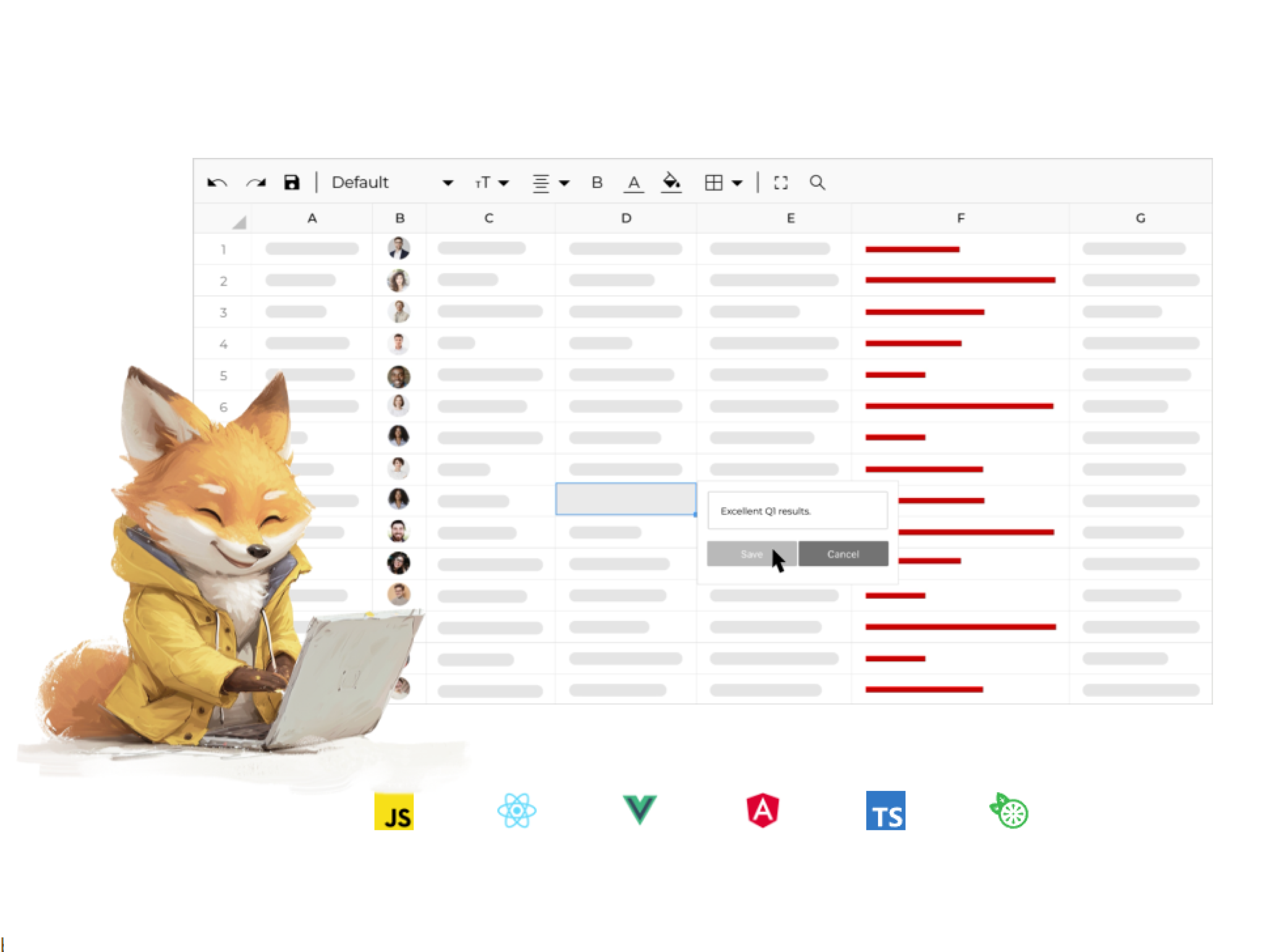 Jspreadsheet - Website Hunt
