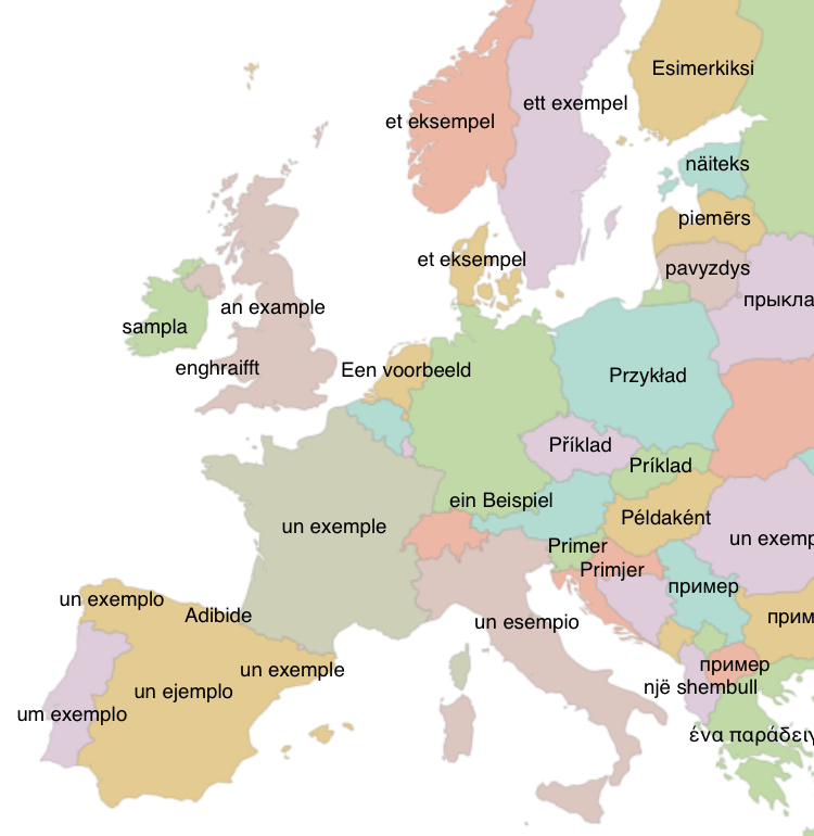 European Word Translator - Website Hunt