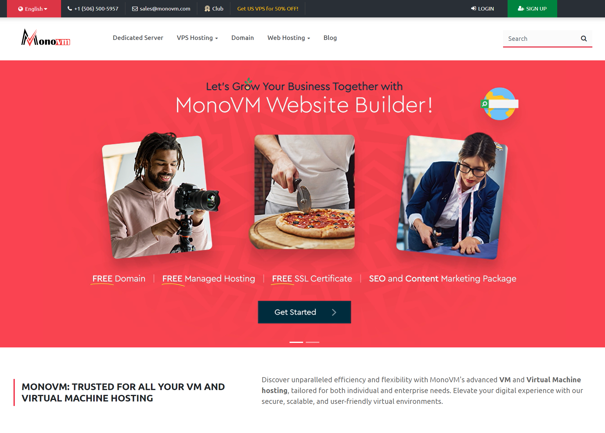 MonoVM - Website Hunt