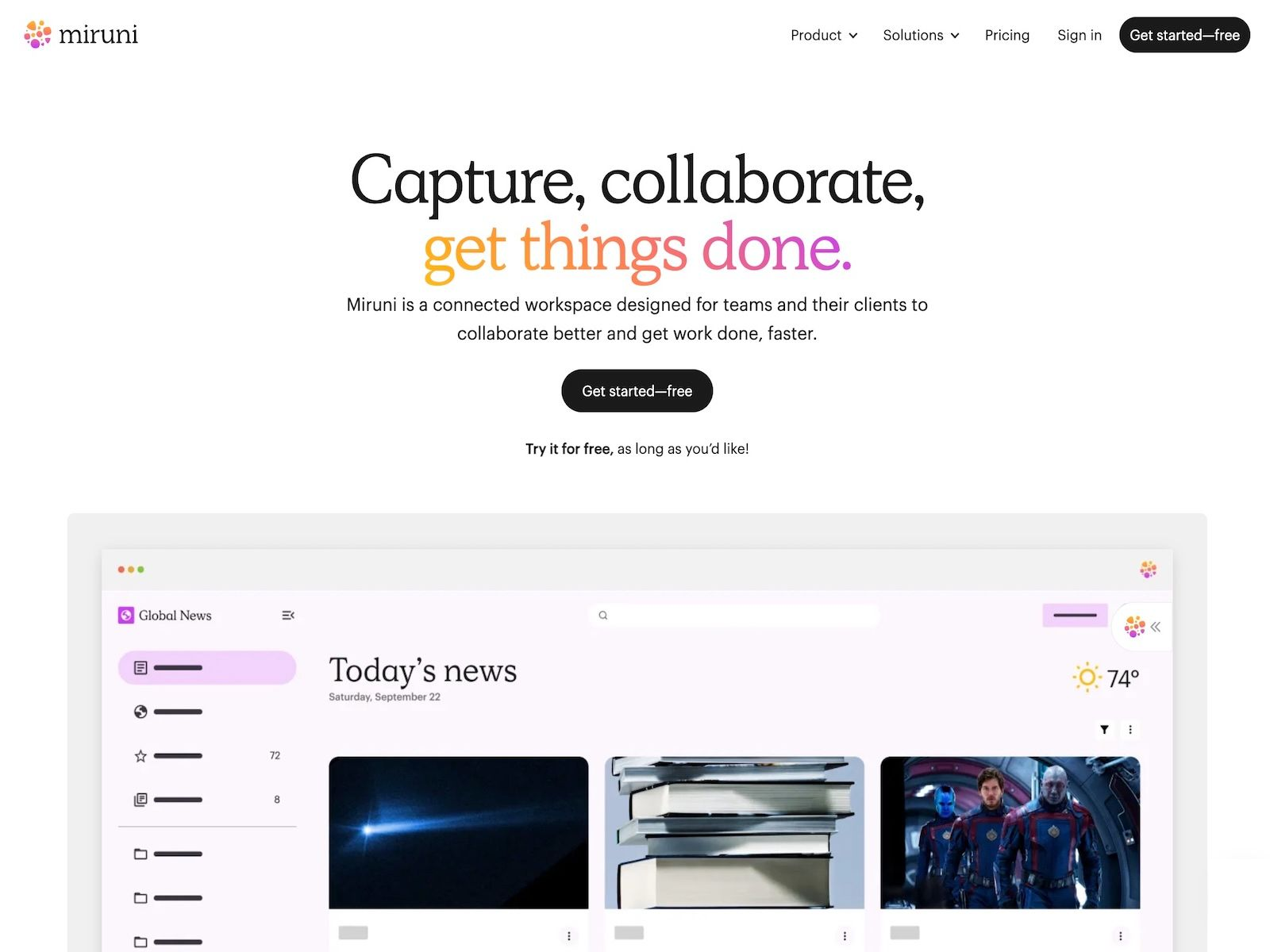 Miruni - Website Hunt