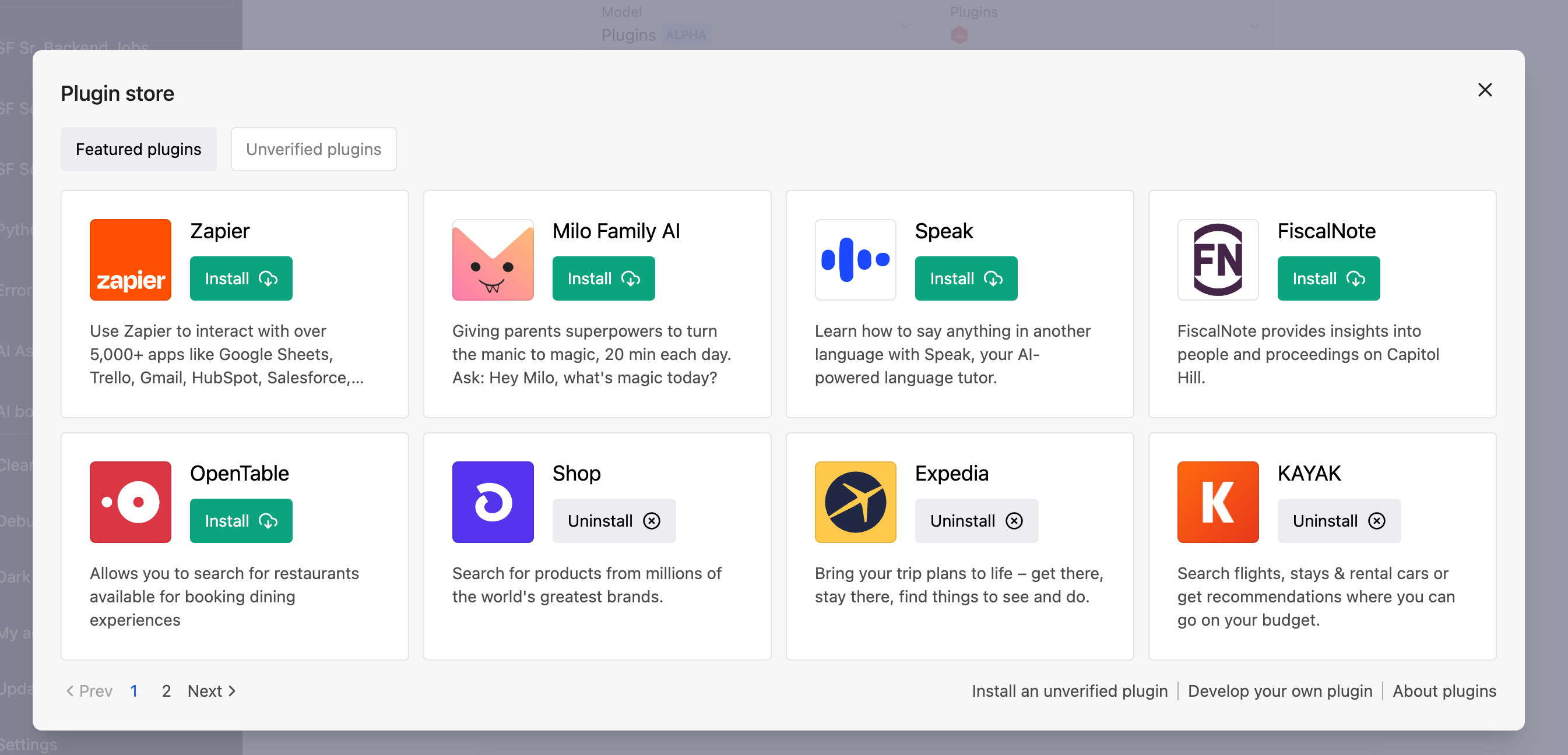 ChatGPT Plugins - Website Hunt