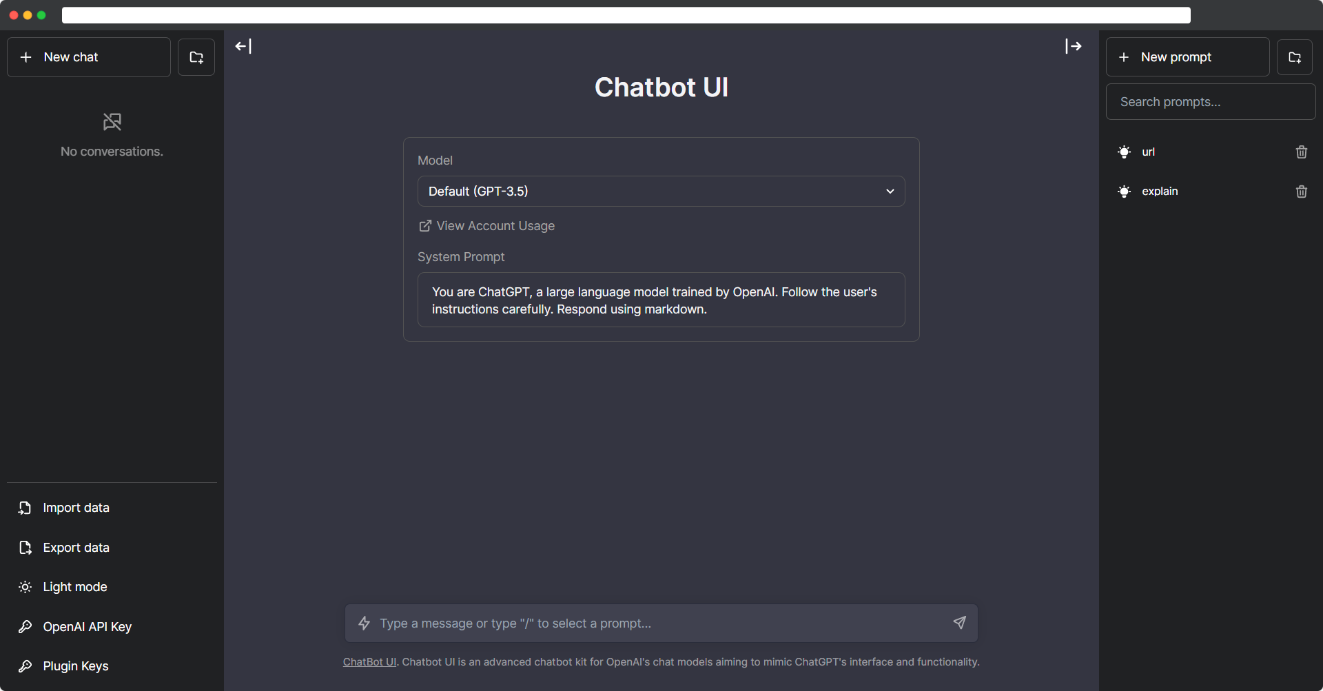 ChatBot UI - Website Hunt ChatBot UI - Website Hunt