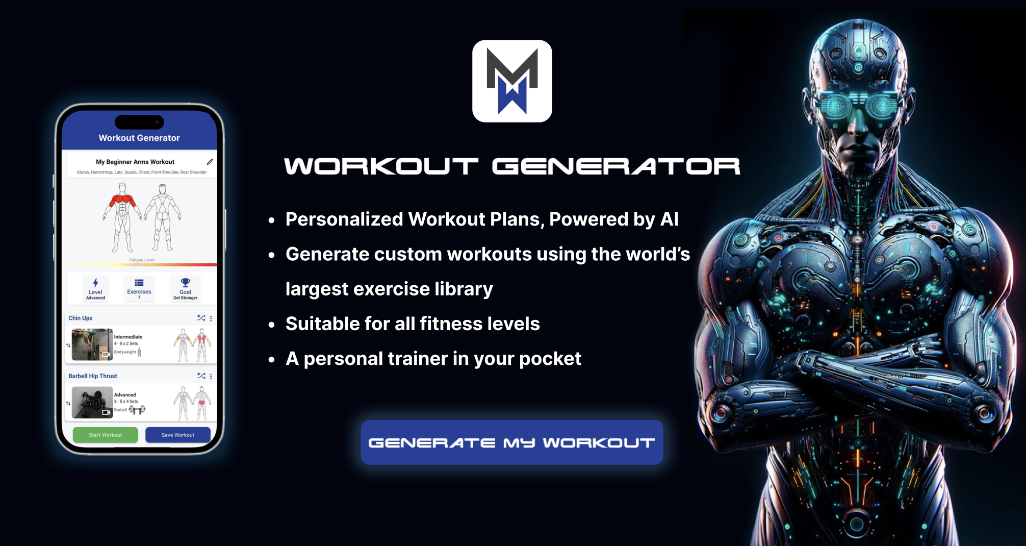 MuscleWiki Ai Workout Generator - Website Hunt