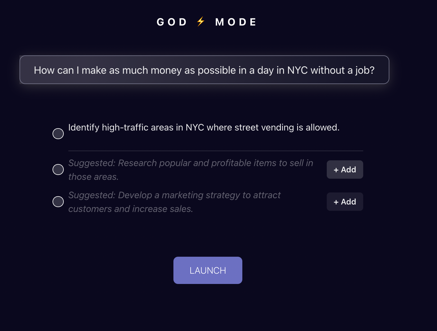 Godmode Website Hunt