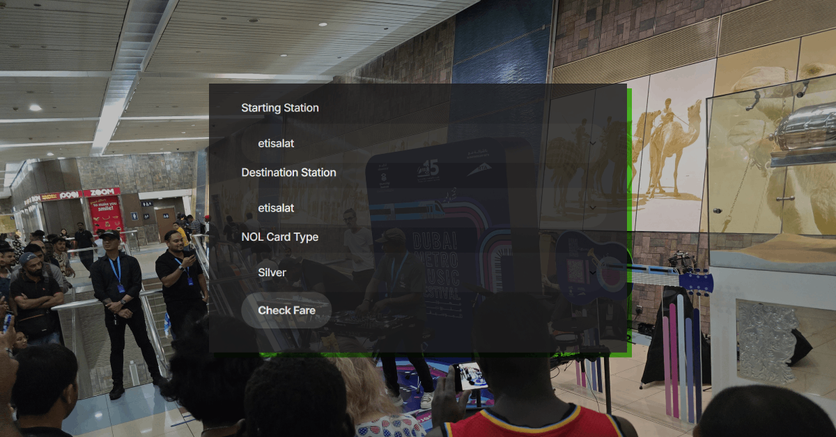 Dubai Metro Fare Calculator - Website Hunt