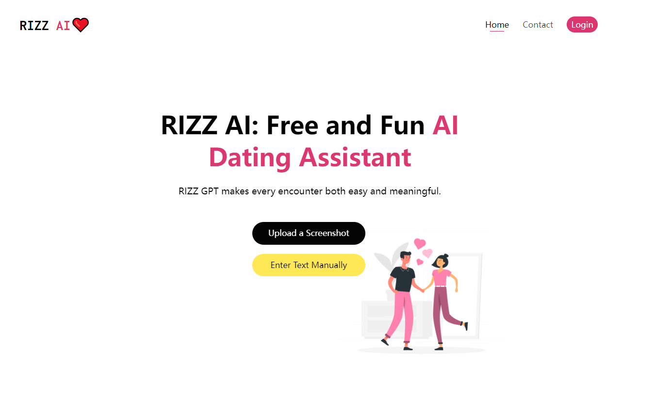 RIZZ AI - Website Hunt